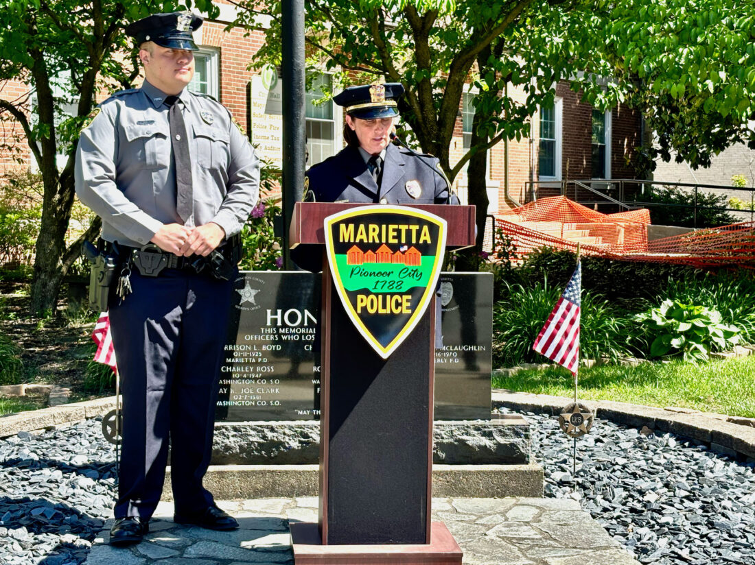 Officer of the Year: McElroy honored by Marietta PD | News, Sports ...